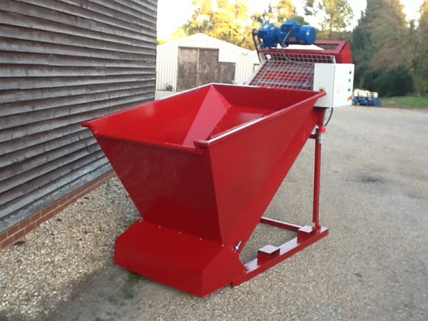 Bulk Bin Elevator | Olema Engineering | Horticultural Machines ...